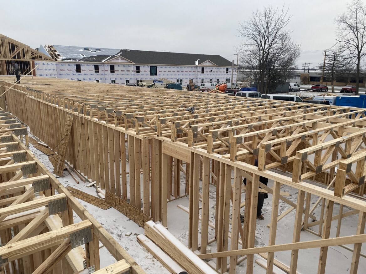 Wood Floor Trusses - Northern Indiana Truss